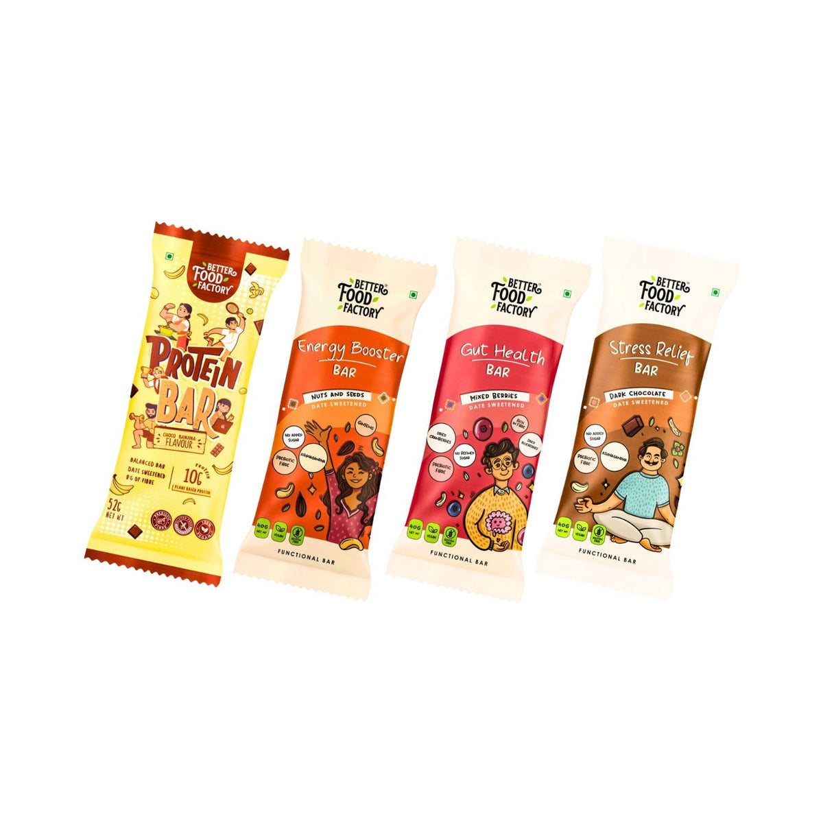 Vegan Protein Bars & Energy Bars - by Better Food Factory – butnotmeat.com
