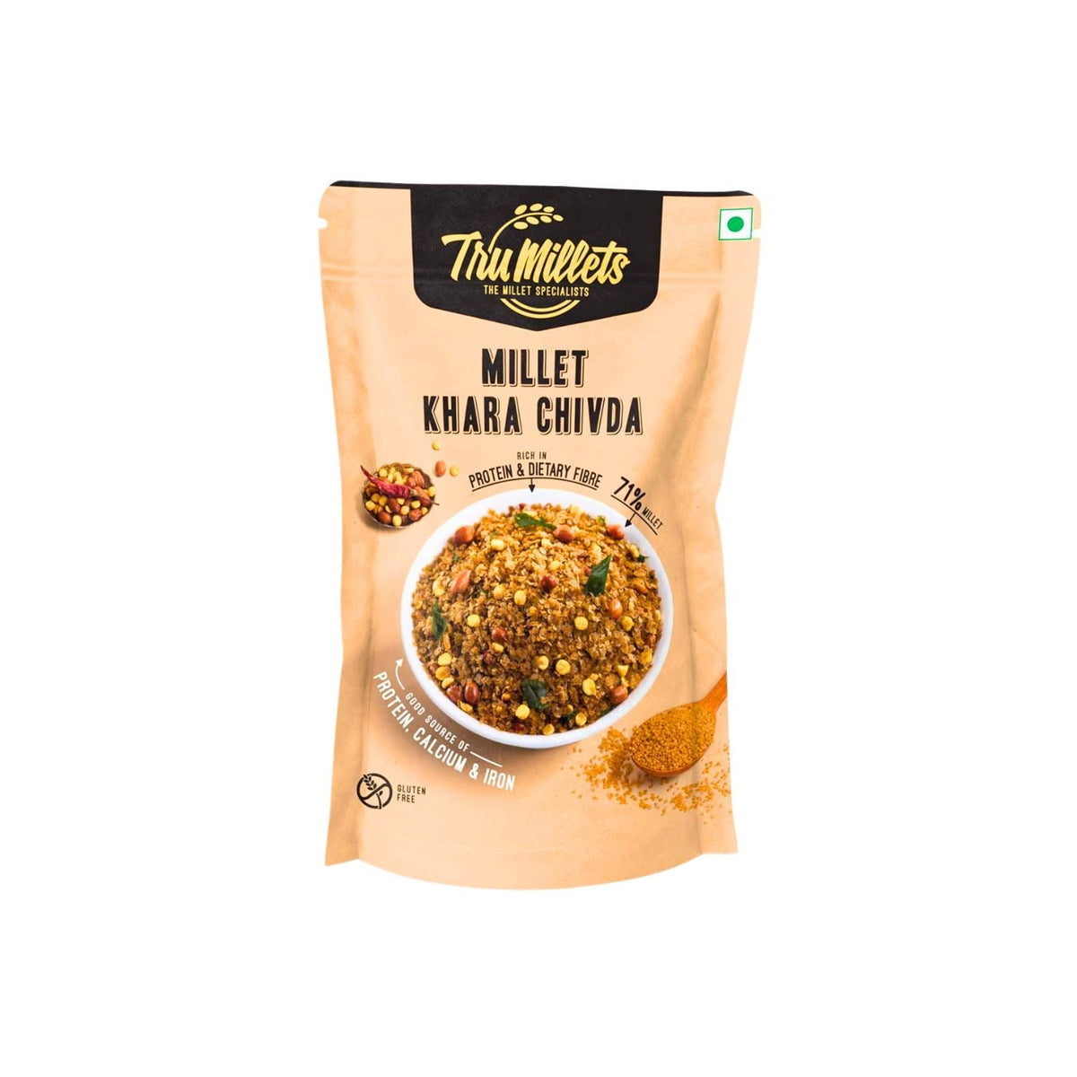 Plant Snacks, Chivda, Plant-Based - by Tru Millets – butnotmeat.com