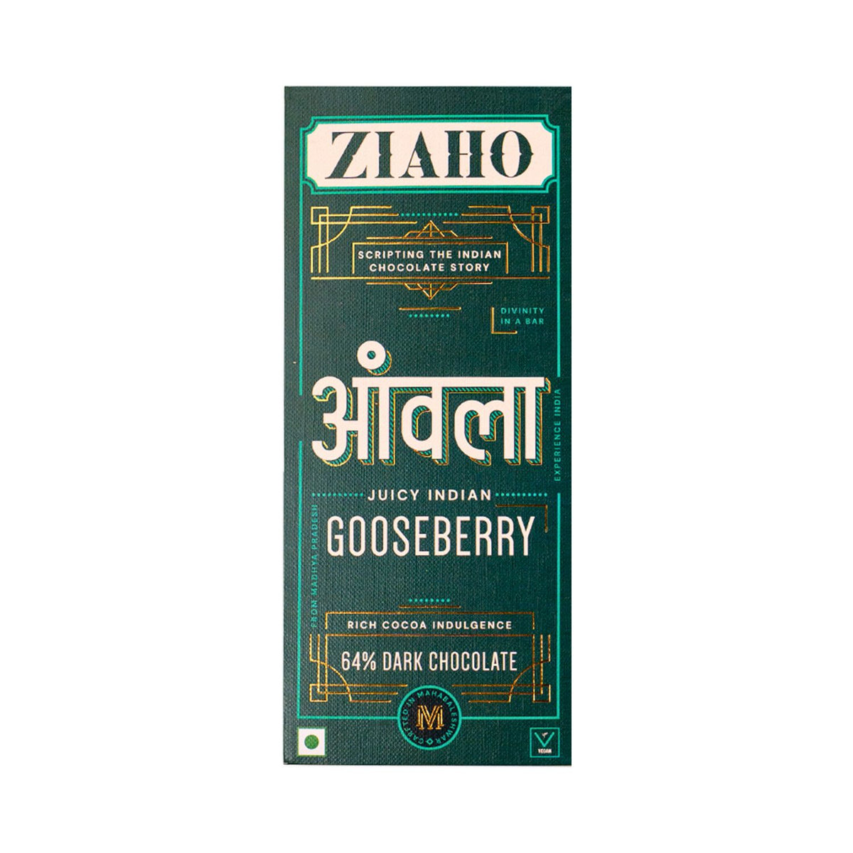64% Dark Chocolate, Juicy Indian Gooseberry, Vegan - by Ziaho ...
